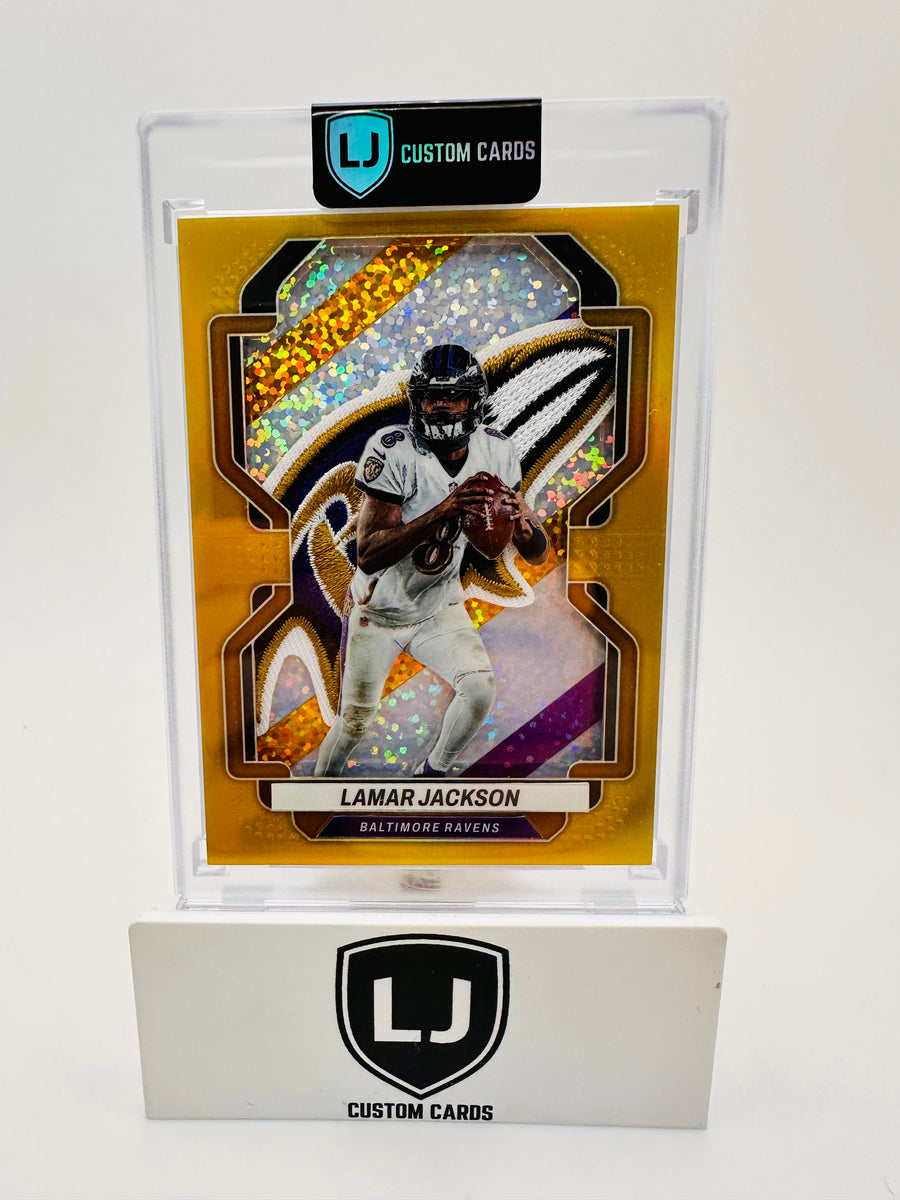 Lamar Jackson Gold – LJ's Custom Cards LLC